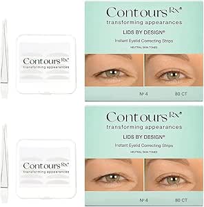 Contours Rx LIDS BY DESIGN (4mm) Eyelid Correcting Strips Heavy Hooded ...