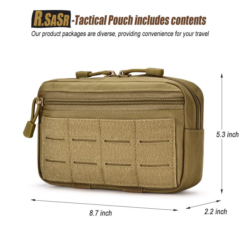 Snapklik.com : 3 Pack Molle Pouches, Tactical Molle Admin Pouch Utility ...