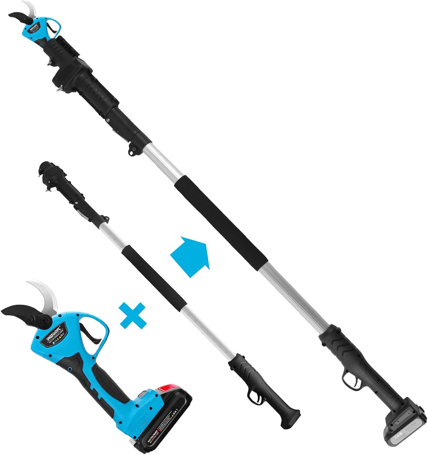 Amazon.com: SW8605 pruner+extension cable+extension pole : Patio, Lawn ...