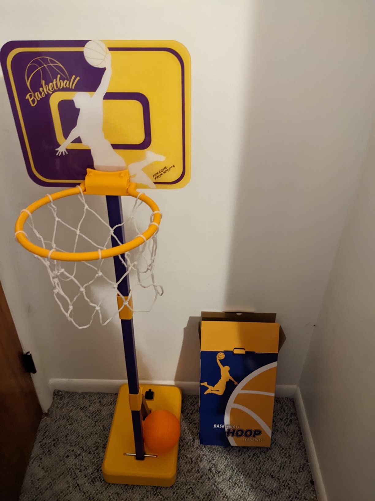$2/mo - Finance LITTNEO Mini Basketball Hoop for Kids 12 x 9.5 Mini ...