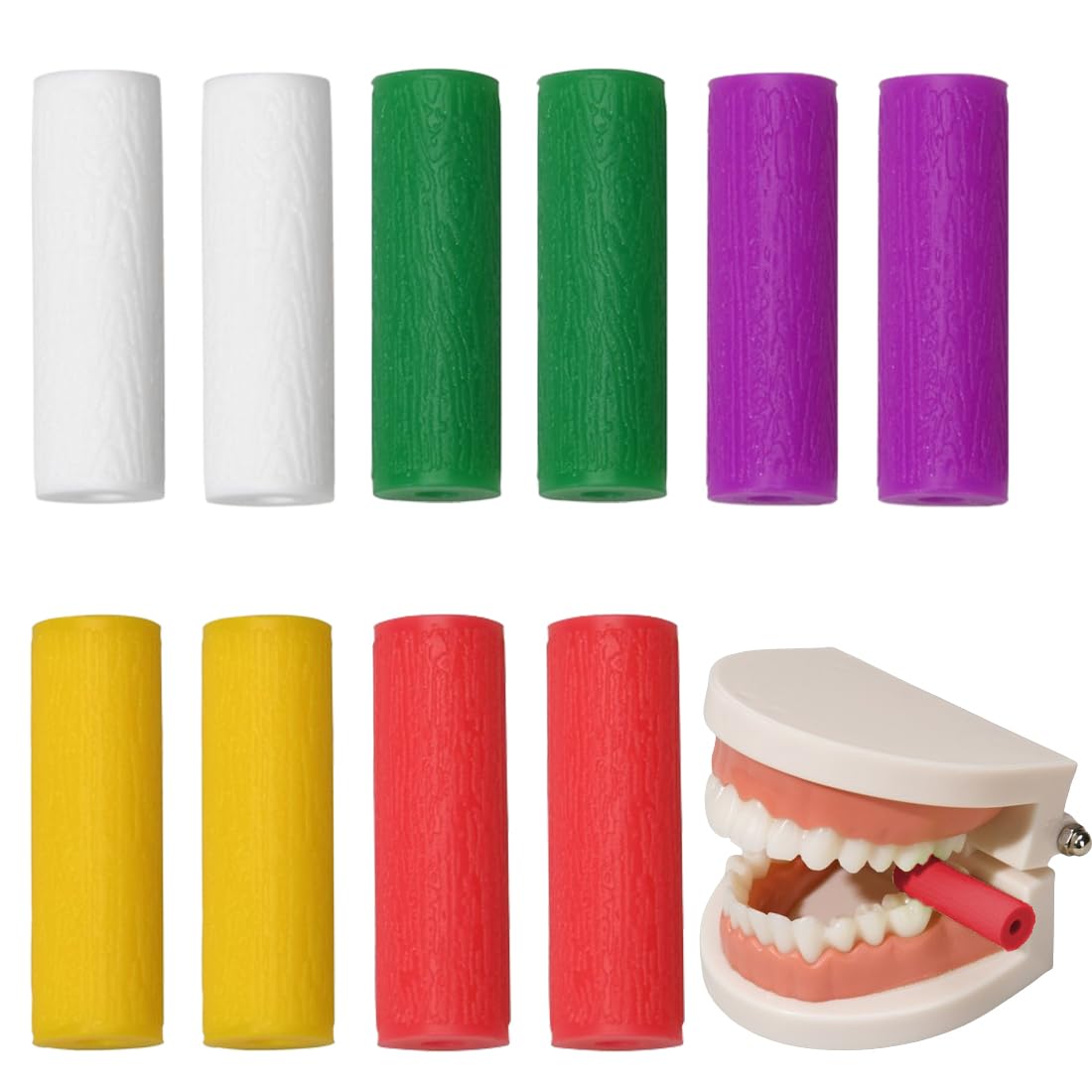 VUHSGTE 10 pcs Aligner Tray Seaters Chewies for Aligner Trays Chompers ...