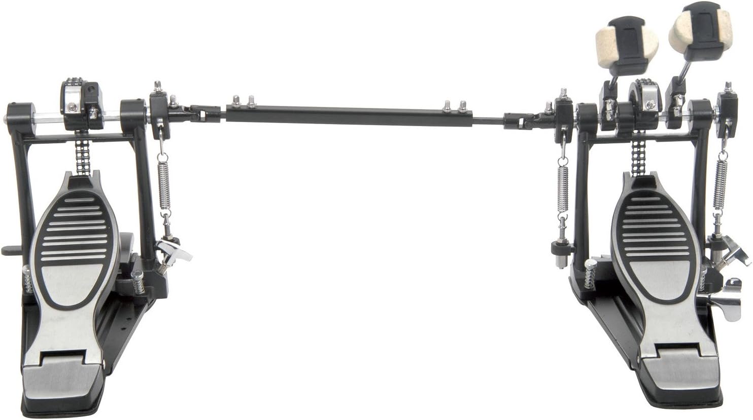Stagg 52 Series Double Kick Bass Drum Pedal, 4-Way Beaters, Double ...