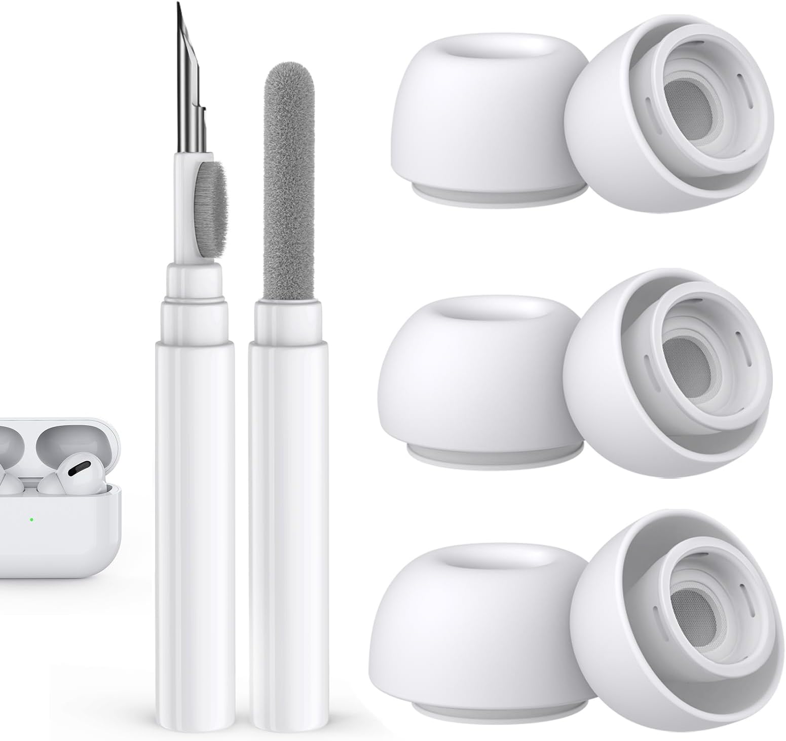 Amazon.com: Polislime 3-Pair Replacement Ear Tips for AirPods Pro 2nd ...