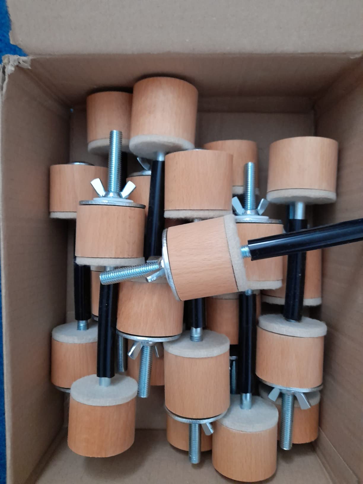 HDmirrorR 1 x Beech Dowel Smooth Wood Rod Pegs - 1m Length, 50mm ...