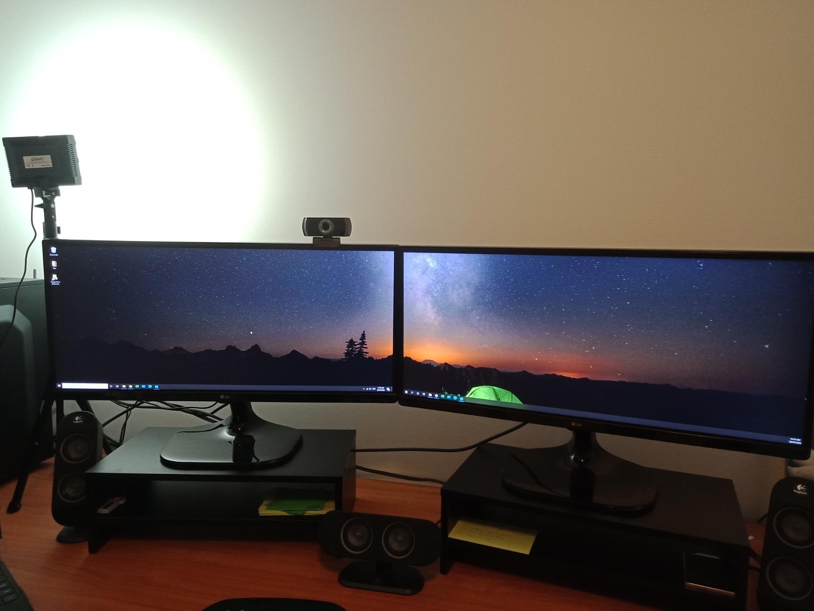 Emart LED Video Light 11 Brightness/4 Color Filters Dimmable ...