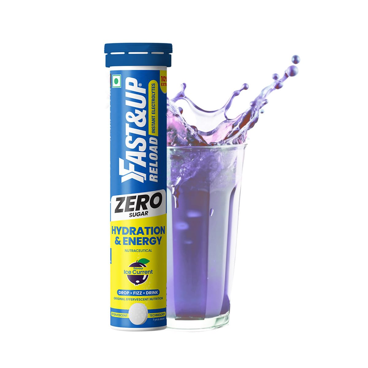 Reload Zero - Zero Sugar Instant Energy & Hydration Drink - Ice Current ...