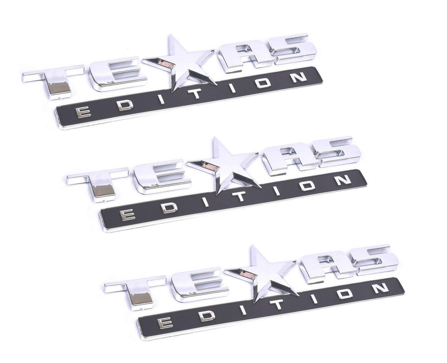 Amazon.com: (THREE) TEXAS EDITION EMBLEM REPLACEMENT FOR CHEVY ...