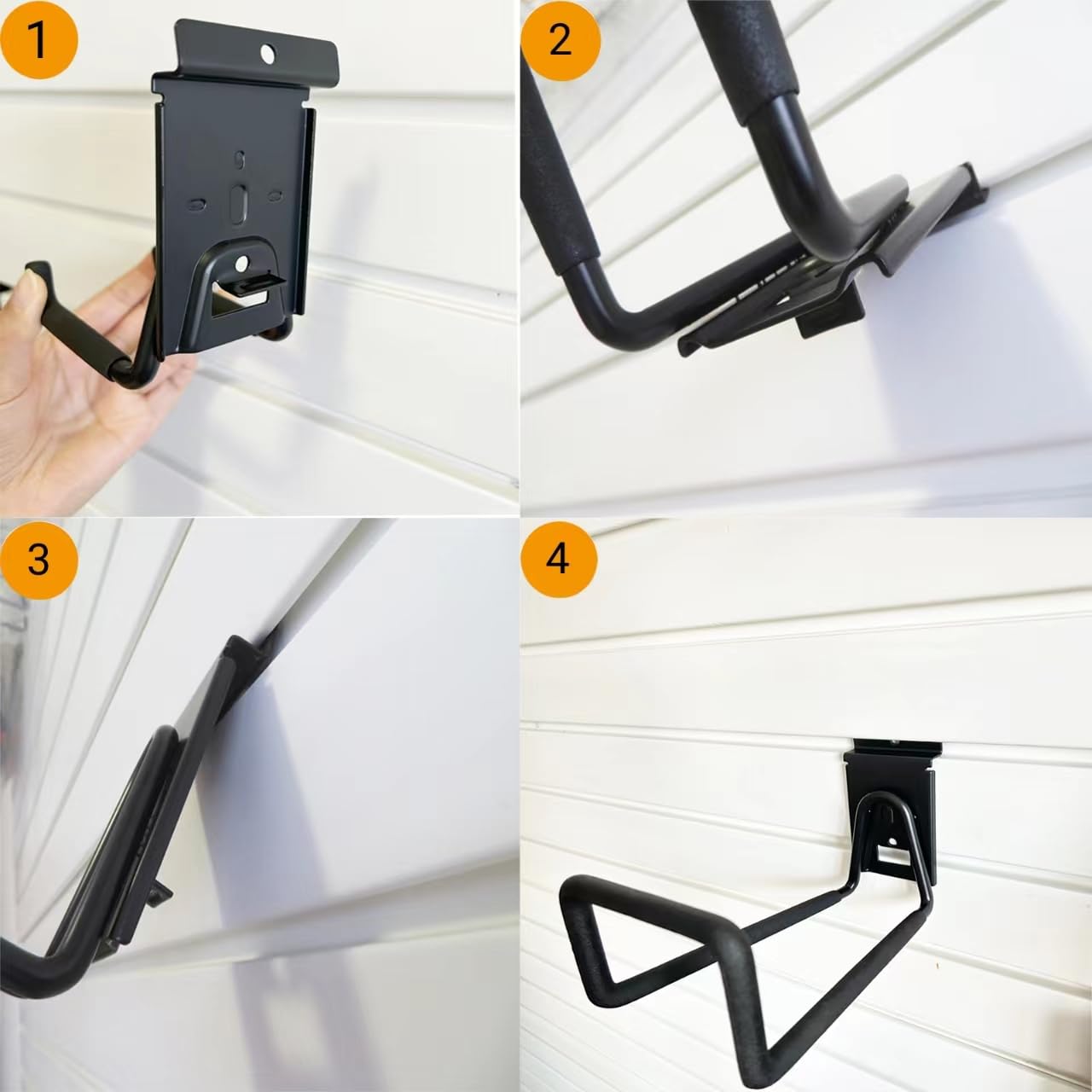 Snapklik.com : Slatwall Accessories, Non-slip Slatwall Hooks 4 Inch ...