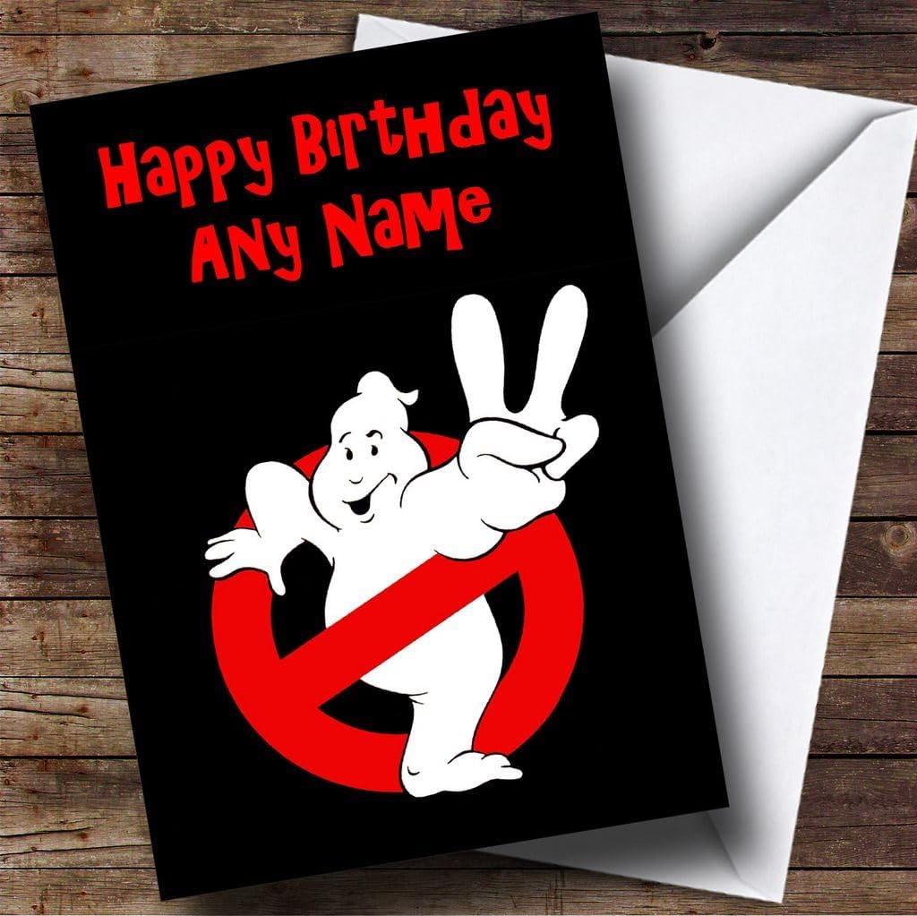 Personalised The Ghostbusters Birthday Card | Personalised Card ...