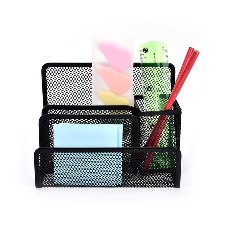 HOMFRO Muilti-Function Desktop Organizer 4 Compartment With Pen Stand ...