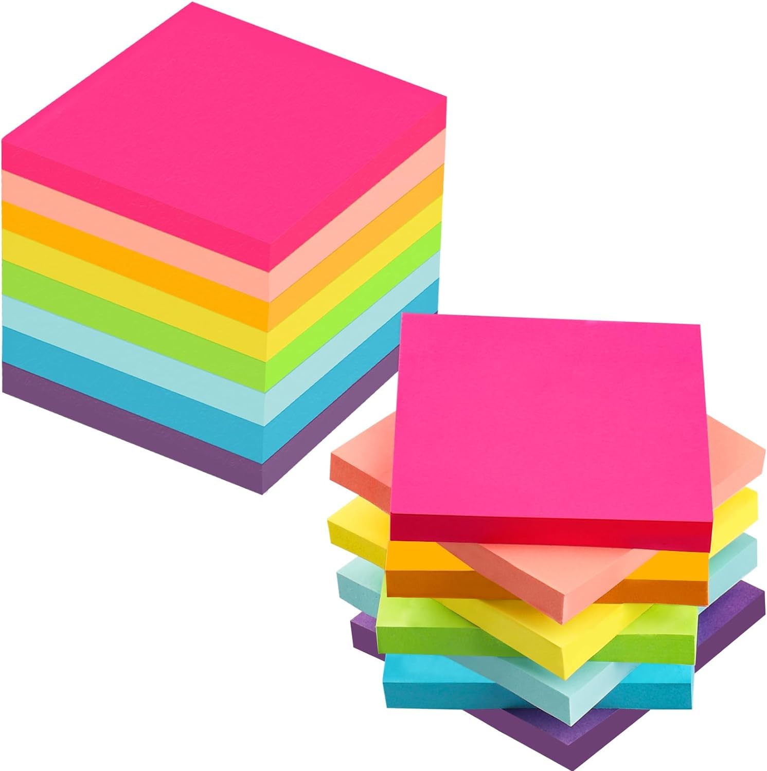 Sagreeny 16 Pack Sticky Notes 3x3 in, 50 Sheets/Pad, Total 800 Sheets ...