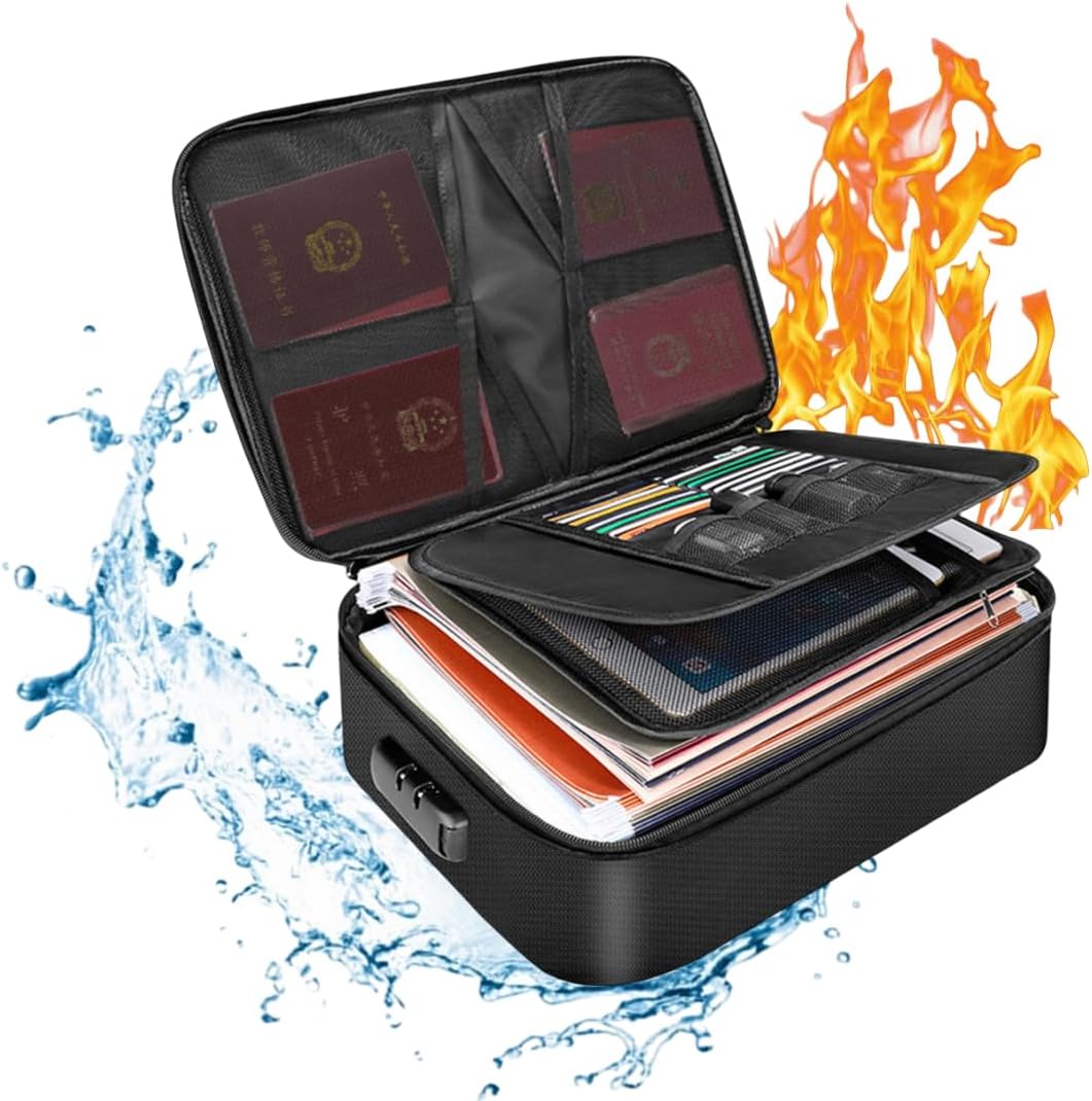 Amazon.com : ZHYIHOUSA If I Die Binder Organizer, Fireproof Document ...