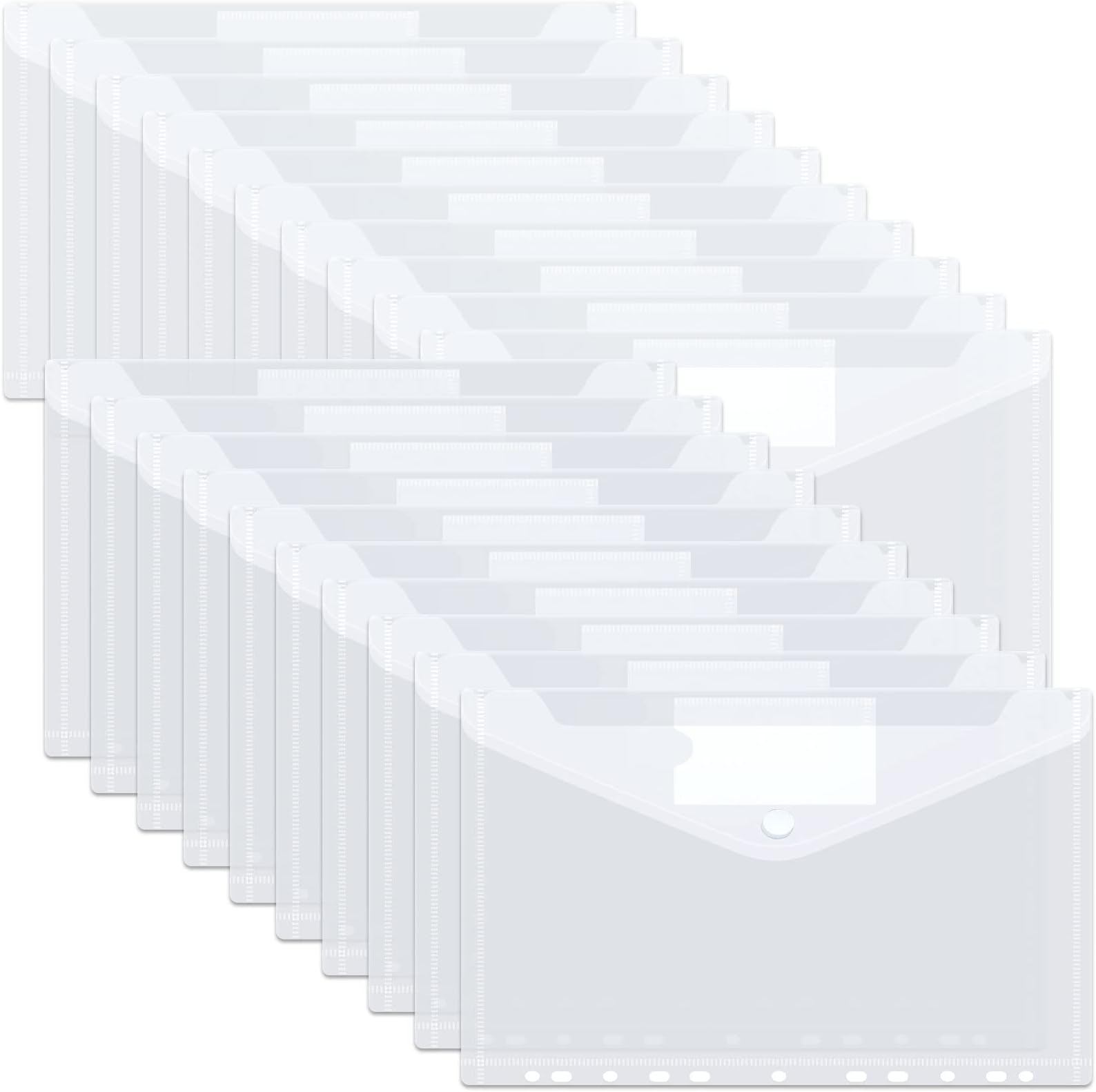 Amazon.com : EOOUT 30Pcs Binder Pocket, Binder Organizer, 11 Holes ...