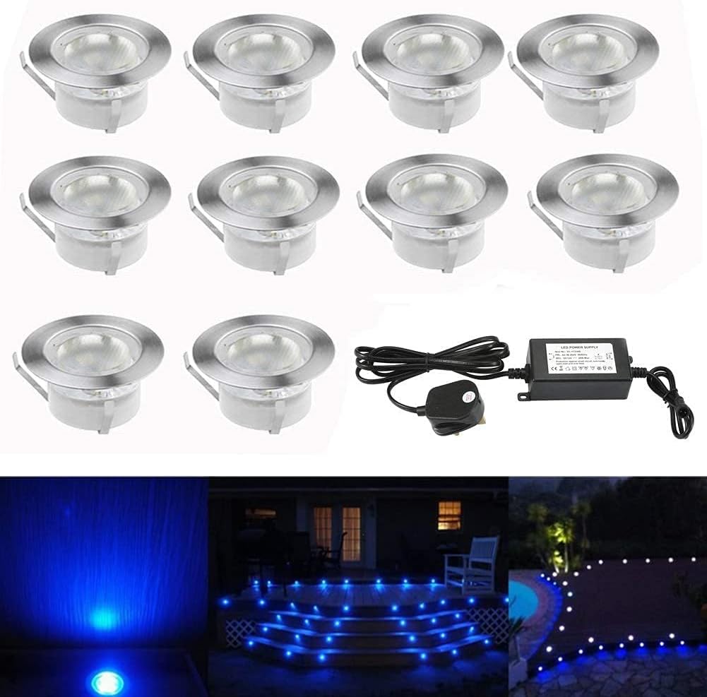 Seal Designs 10 x 18mm LED Lights Deck/Decking/Kitchen Plinth RED **Now ...