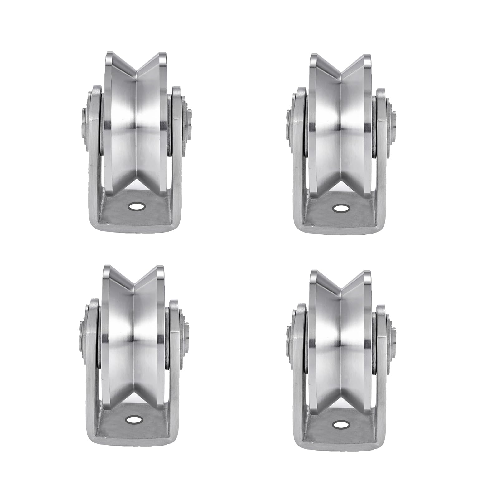 Snapklik.com : V Groove Wheel Stainless Steel Heavy Duty Wire Rope ...