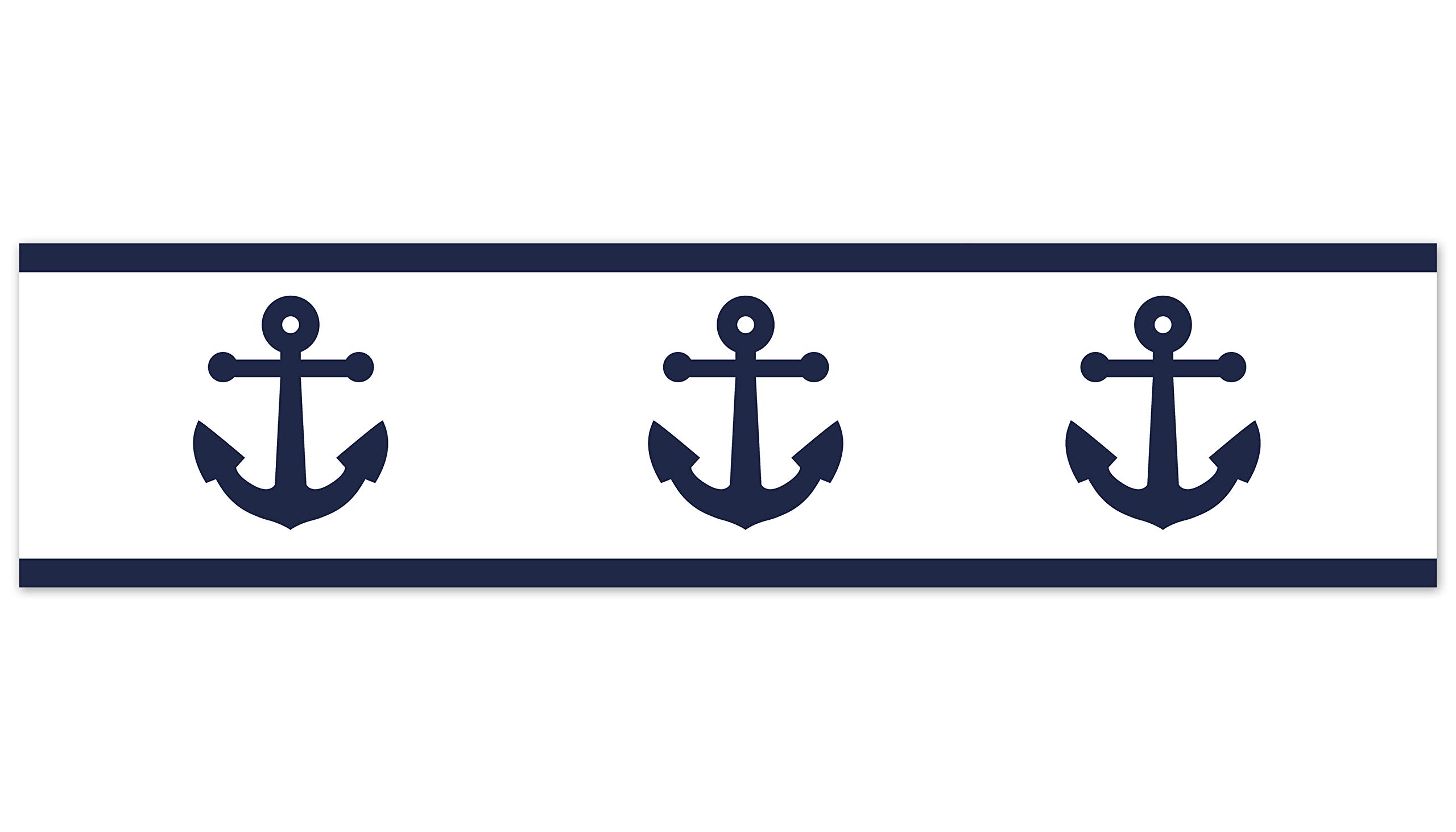 Navy Anchor Border