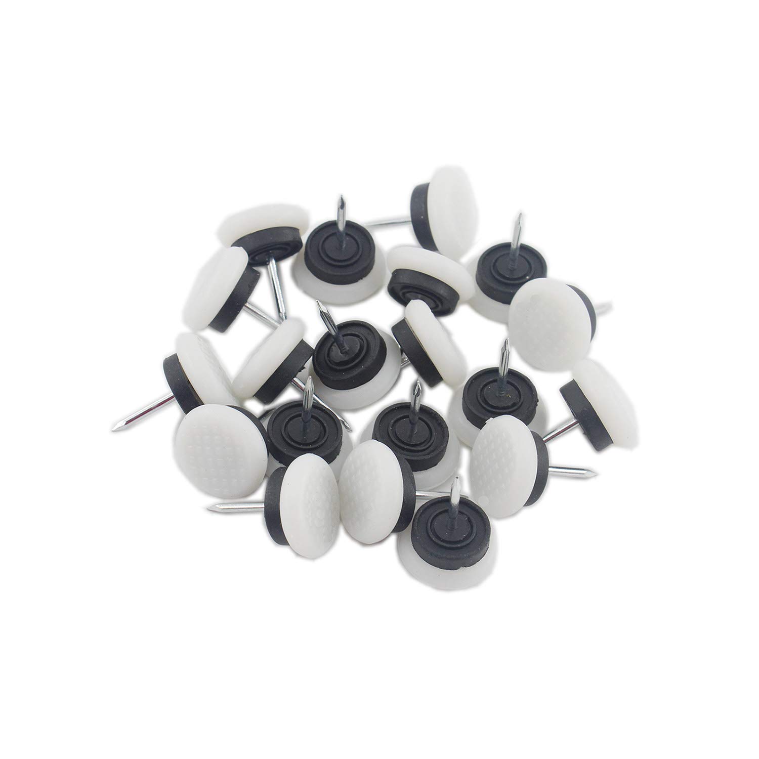 50pcs Round Heavy Duty Nylon Furniture Pads,Ulifestar Nail On Furniture ...