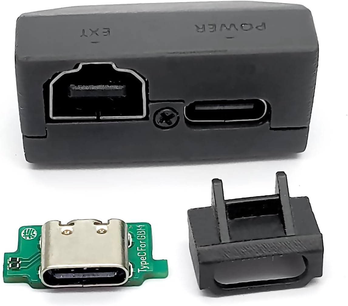 Amazon.com: DIY for GBM USB-C Charge Port Mod Kit + GBA Link Cable Adapter Replacement, for ...