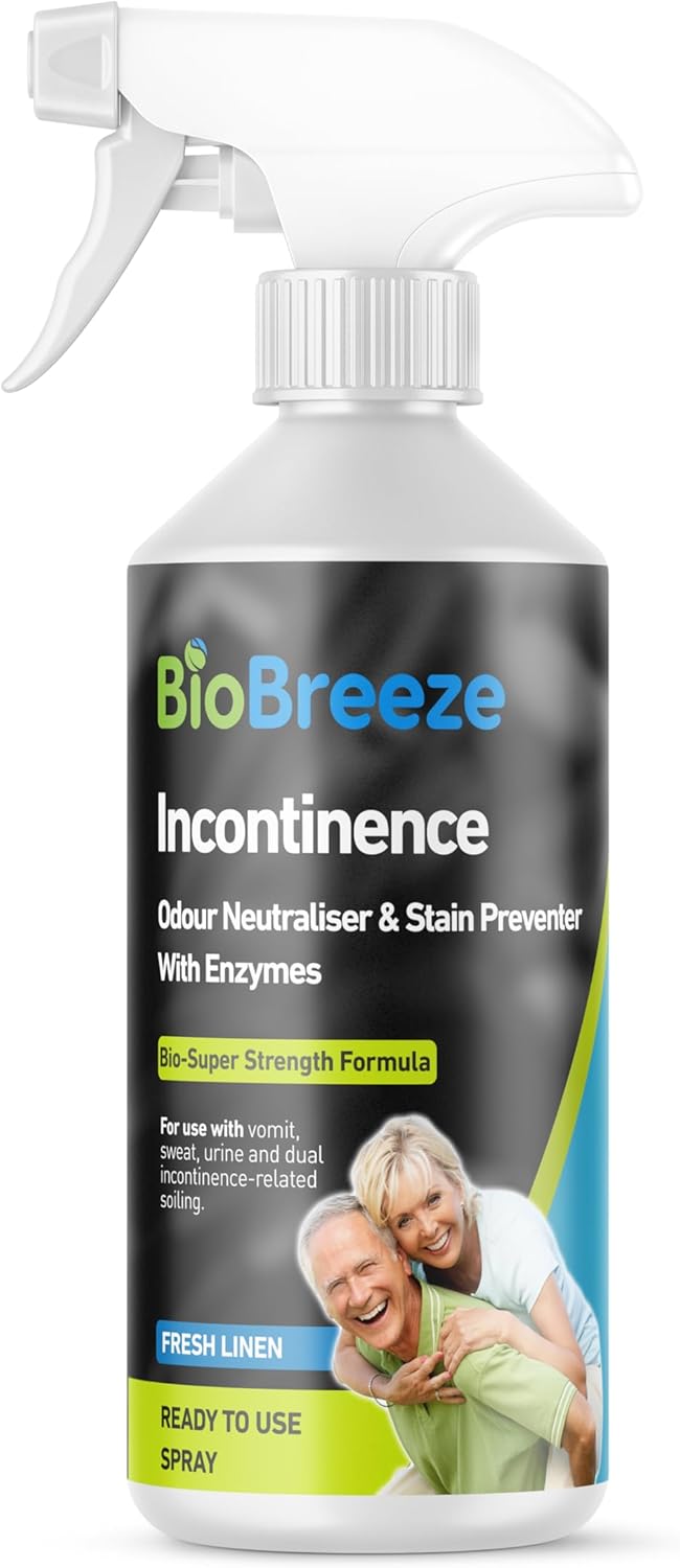 BioBreeze Incontinence Odour & Stain Remover Spray With Bio Enzymes ...
