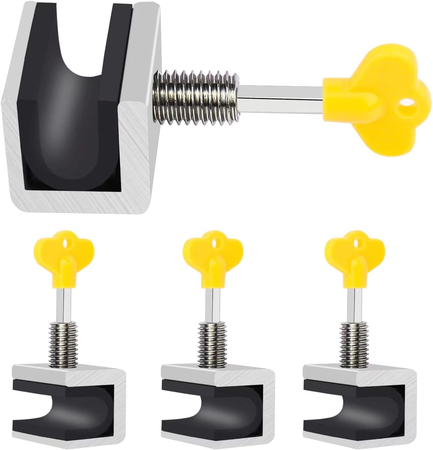 2-Piece Sliding Window Lock, Cam Sash Lock, Security Lock for Double ...