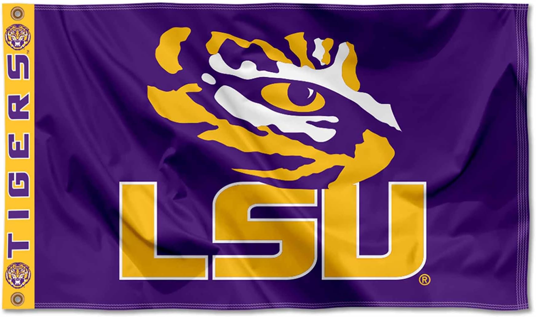 Amazon.com : Louisiana State LSU Tigers Eye of the Tiger Flag : Sports ...