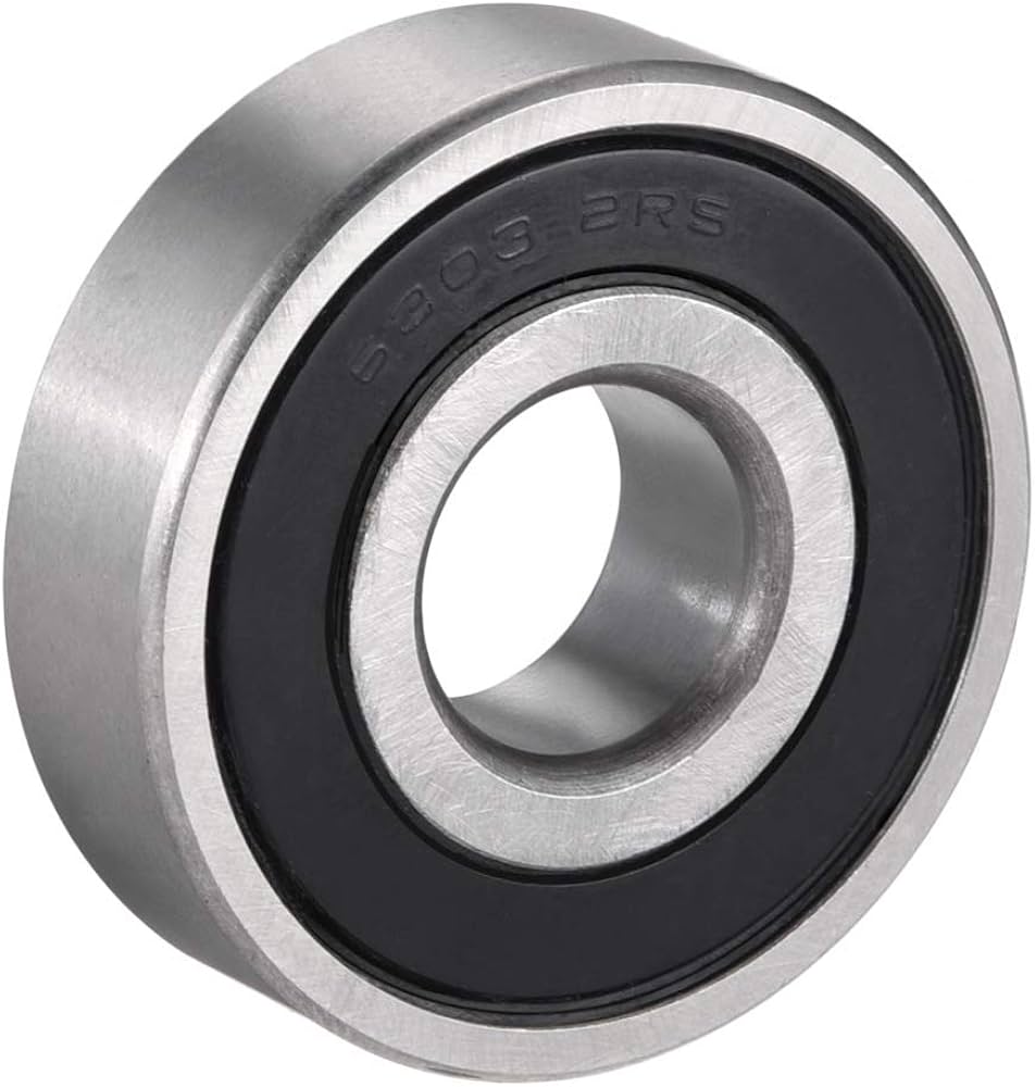 Bearing 6303 2RS Rubber Sealed Ball 17x47x14mm - Turfmaster