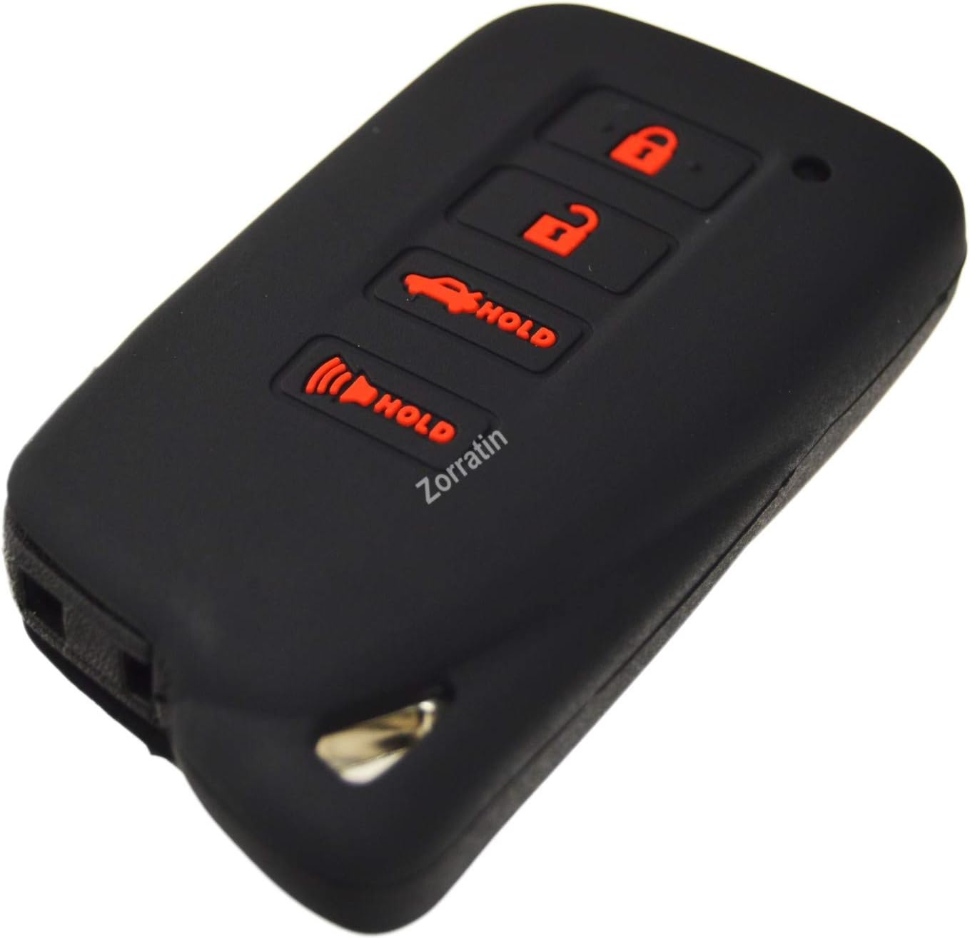 Amazon.com: iJDMTOY Carbon Fiber Pattern Soft Silicone Key Fob Cover ...