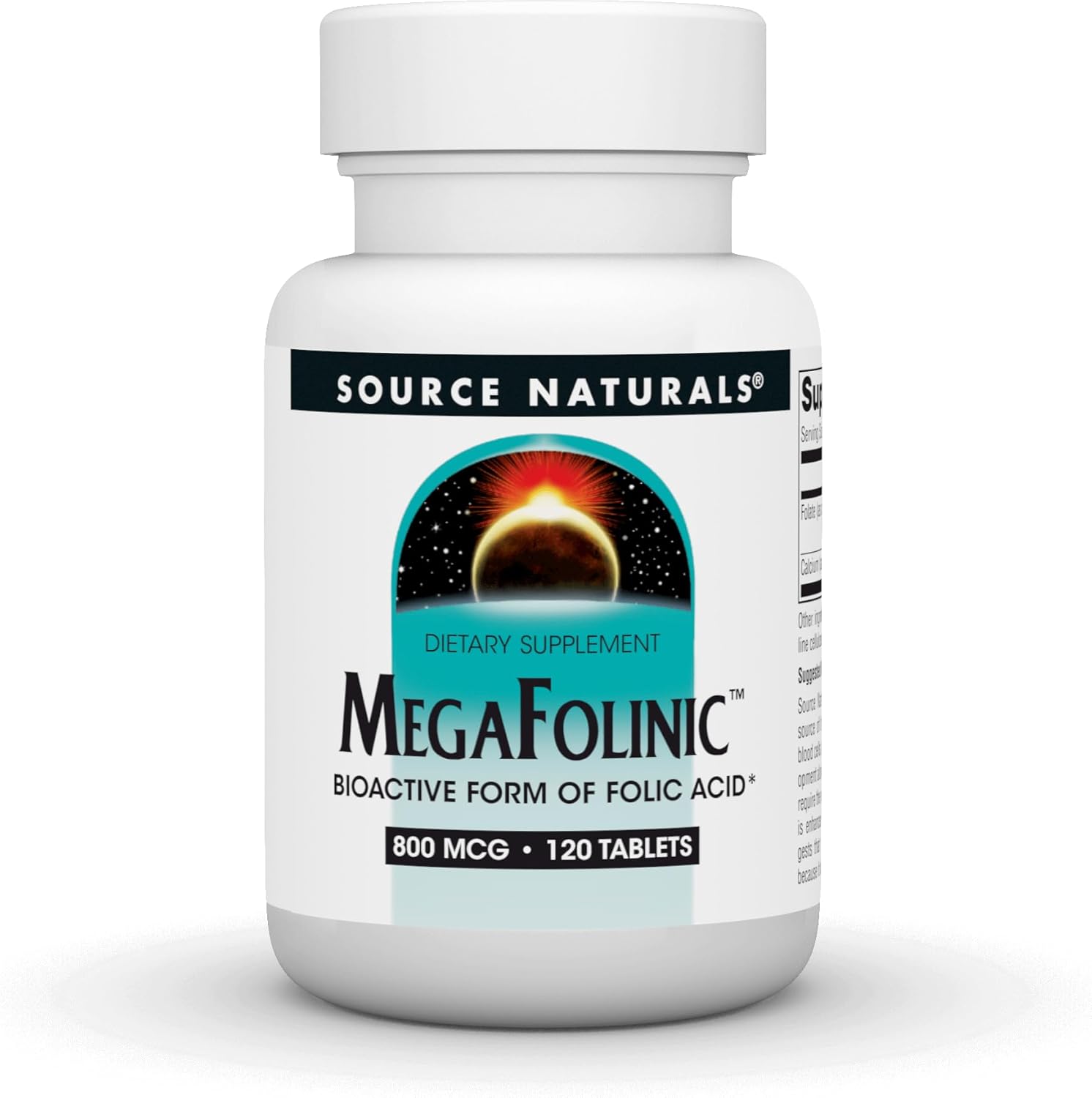 Amazon.com: Source Naturals MegaFolinic, Bioactive Form of Folic Acid ...