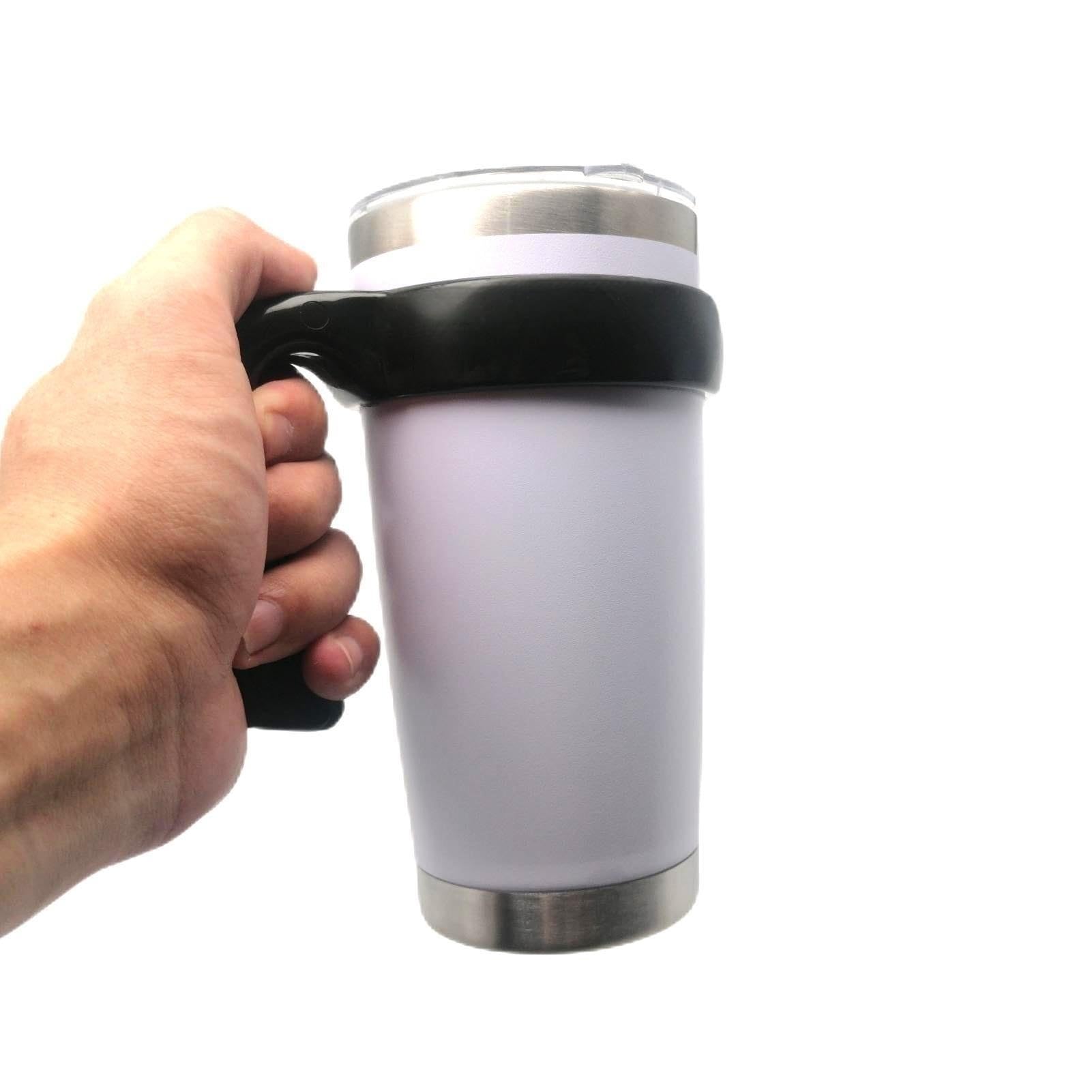20 oz Tumbler Handle, Anti Slip Travel Mug Grip Cup Holder for Vacuum ...