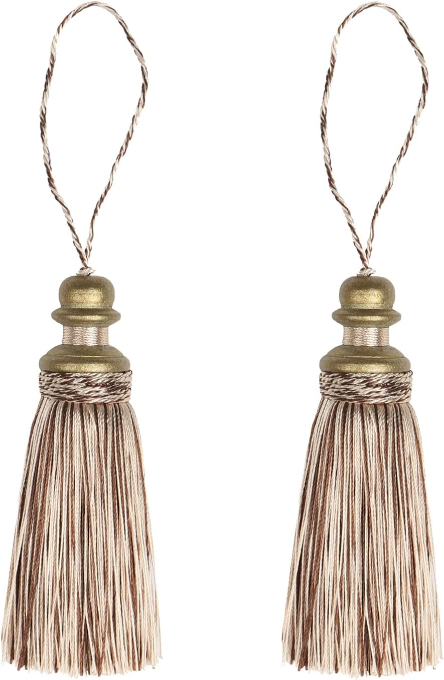 Amazon.com: HedongHexi 2 Pack Tassel 21cm/ 8 Inch Key Tassel with Loops ...