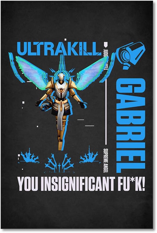 Amazon.com: Isaveart Ultrakills Gabriel You Insignificant Fuk Gaming ...
