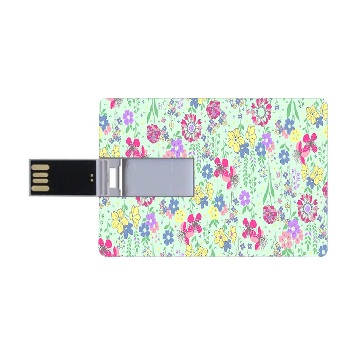 ShopistaDesigner Card Shape pendrive | 16 GB Pendrive | Floral Printed ...