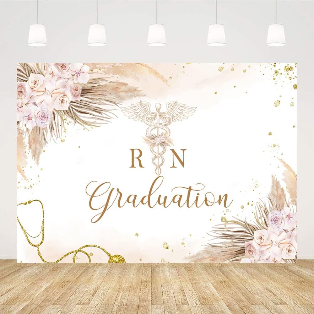 Amazon.com : Ticuenicoa 7x5ft Nurse Graduation Backdrop for Photography ...