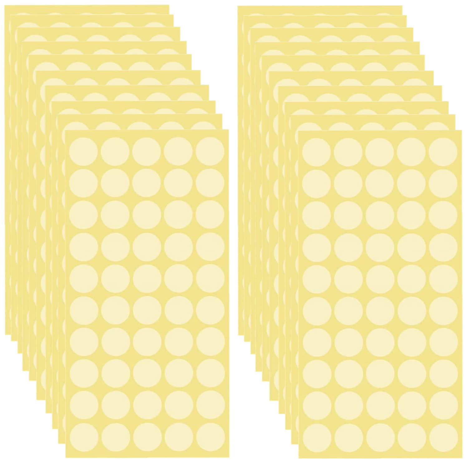 SAHENITEANA 1000 PCS Clear Retail Package Seals, Clear Round Seal ...