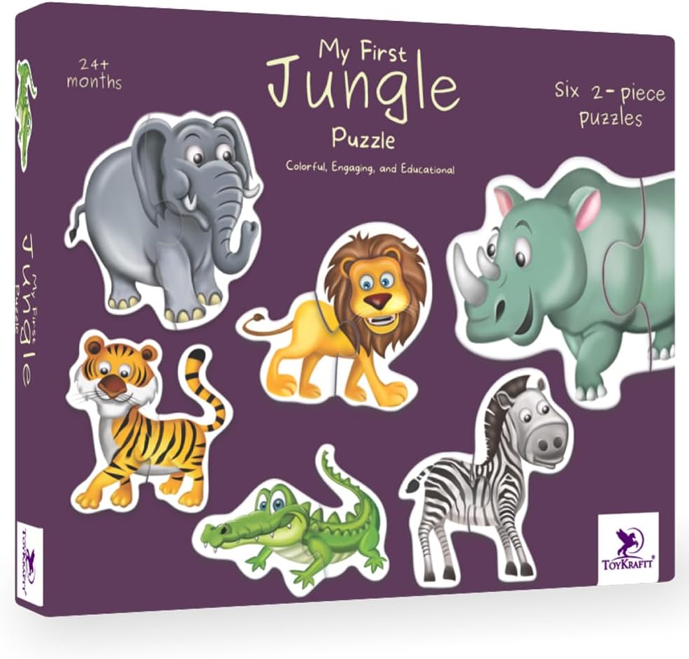Buy TOYKRAFT 2 Piece Puzzles for Kids Age of 2 to 3 Years Old ...
