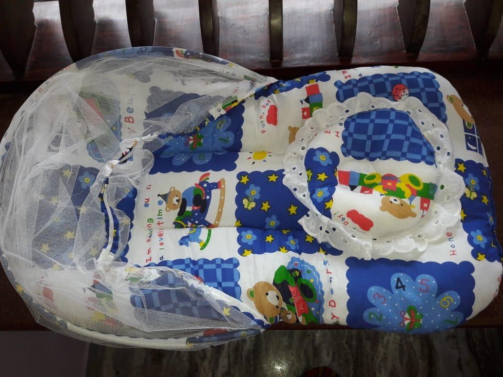 Buy My Newborn Baby Bedding Mosquito Net and Blanket Combo | Foam ...