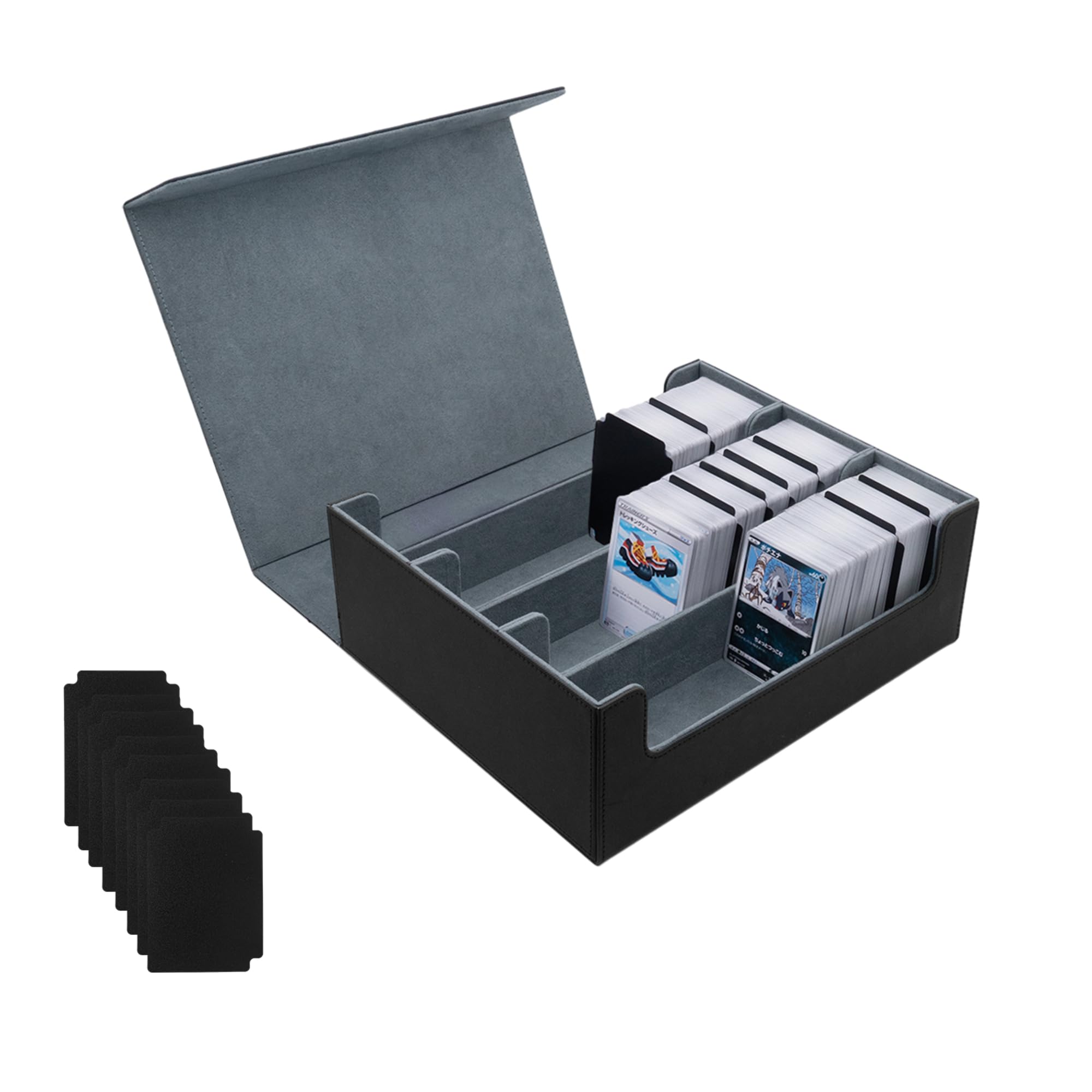 Mcbazel Card Deck Box for MTG 1800+ Pcs, Magnetic Card Deck Storage Box ...