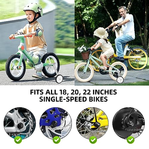 Kids Bike Stabilisers Children Bike Stabilizers Support Wheels Cycling ...