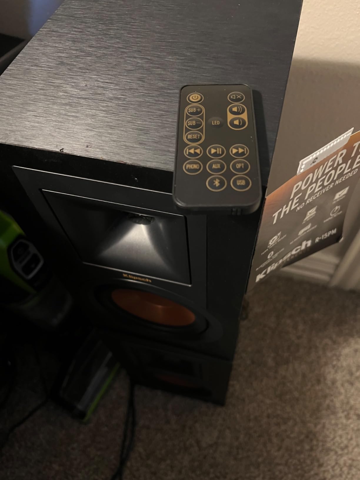 Amazon.com: Remote Control for Klipsch R-15PM R15PM R-51PM 1062775 ...