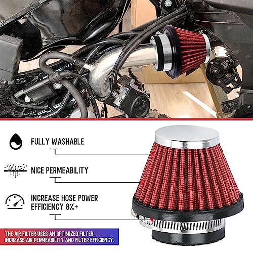 Snapklik.com : 1.49 Cold Feed Induction Air Intake Kit Relacement For ...