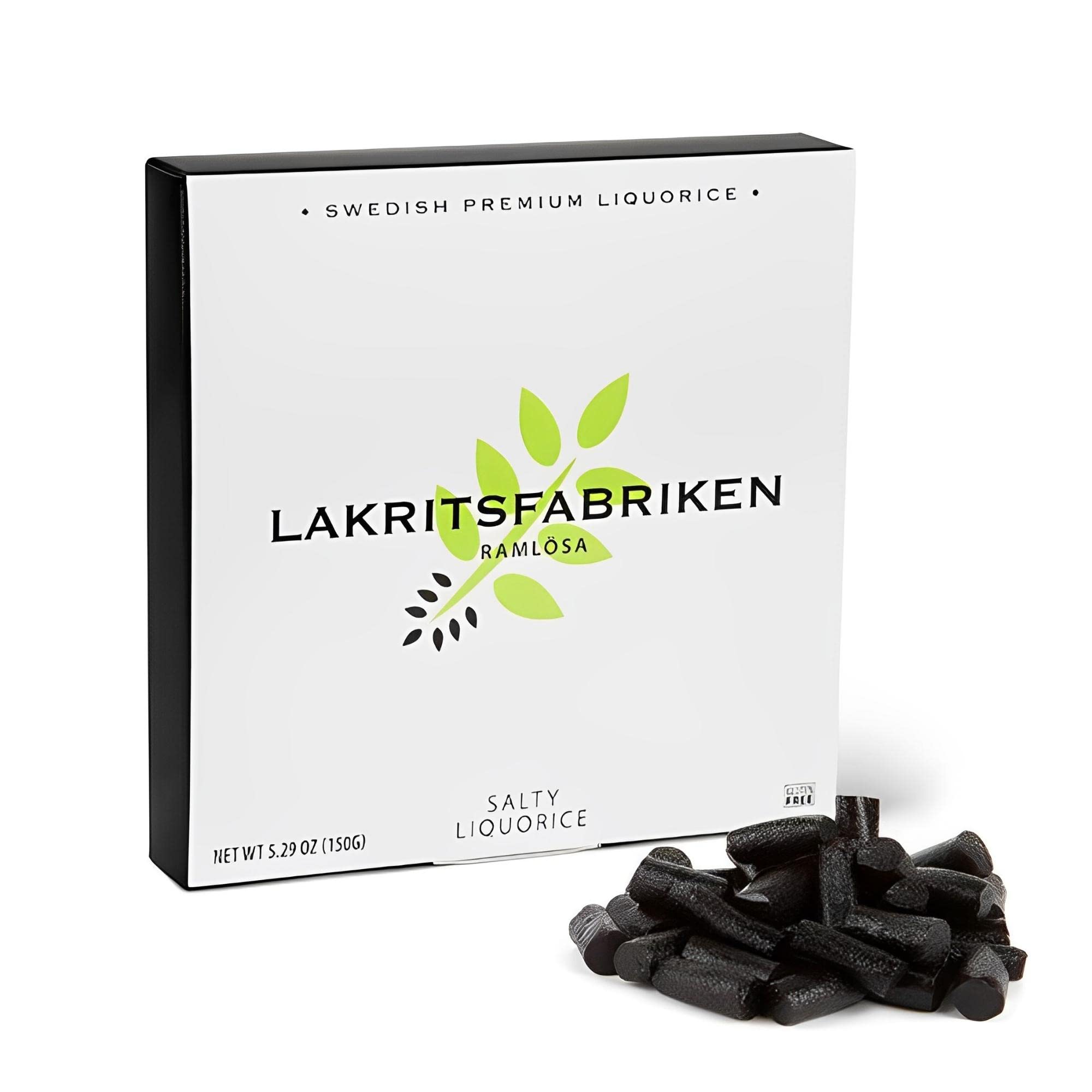 Amazon.com : Lakritsfabriken Premium Licorice - Soft Salty Black ...