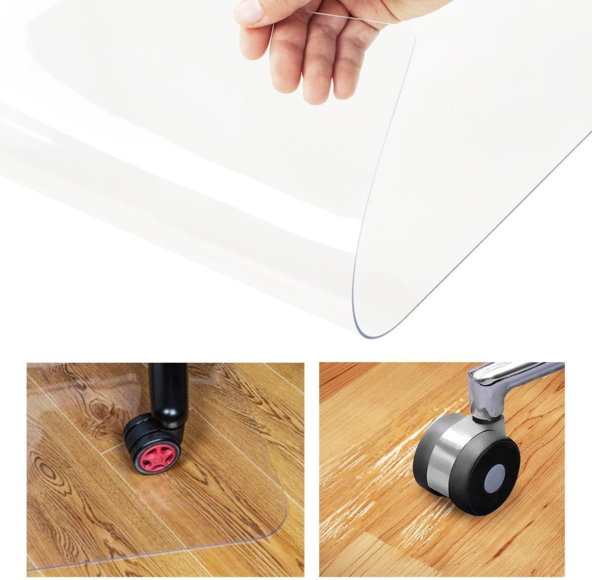 Amazon.com : Office Chair Mat Heavy Duty Floor Mat Plastic Mat Under ...