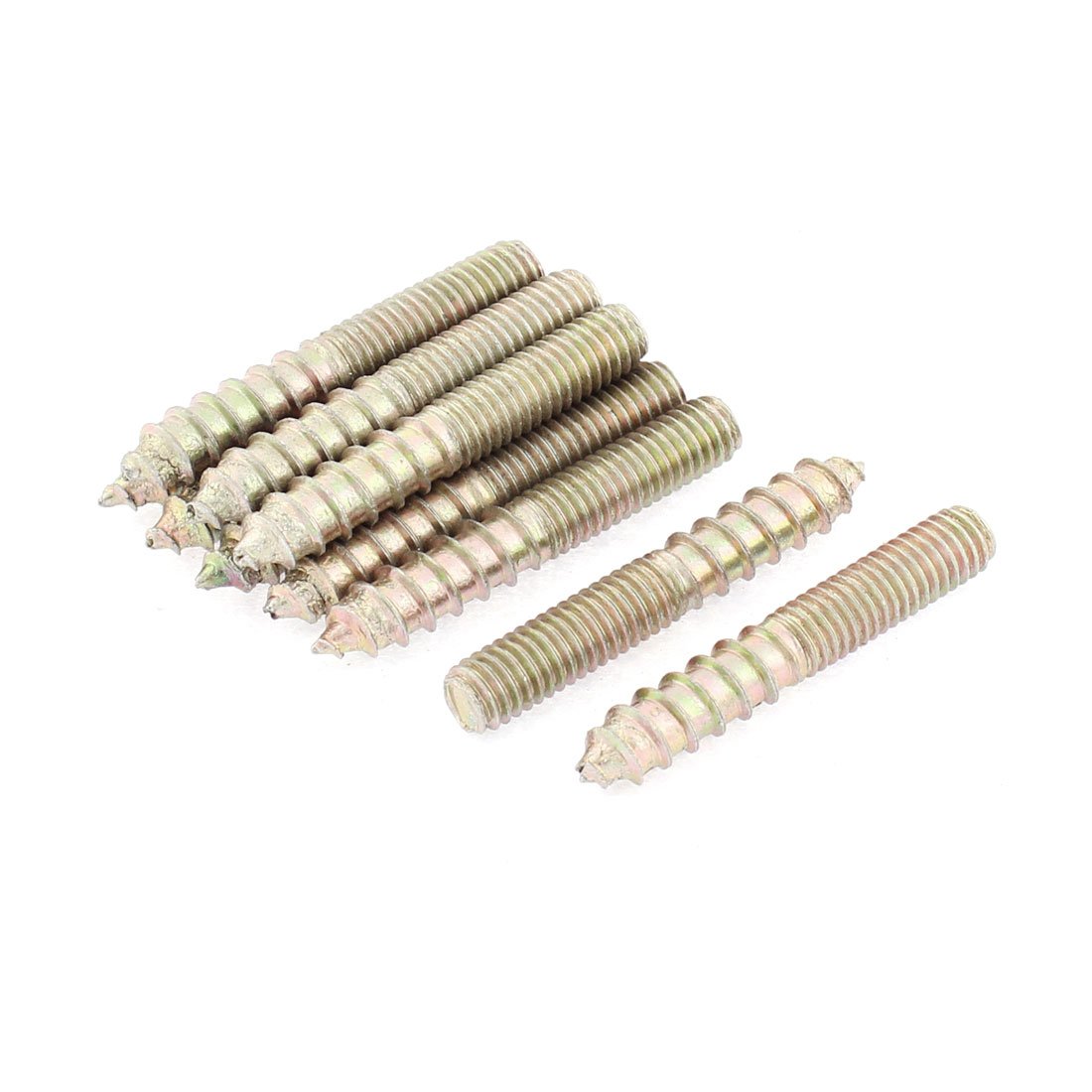 uxcell M6 x 40mm Double Ended Self Tapping Threaded Rods Bars Studs ...