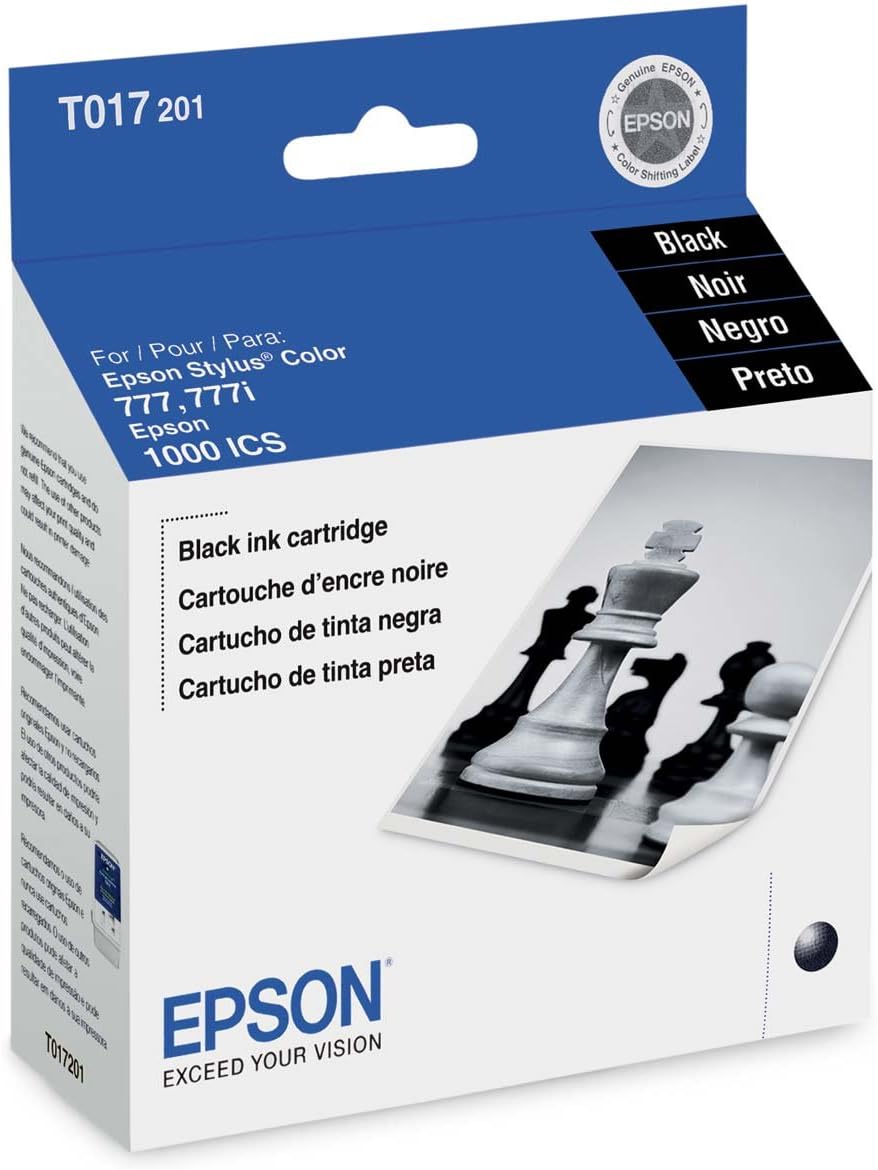 Amazon.com: Epson T017201 Black Ink Cartridge for Epson Stylus Color ...