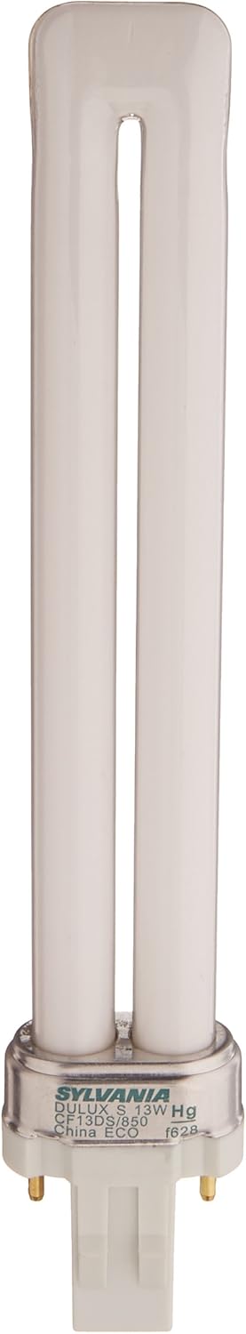 Sylvania 21135 Compact Fluorescent 2 Pin Single Tube 5000K, 13-watt ...