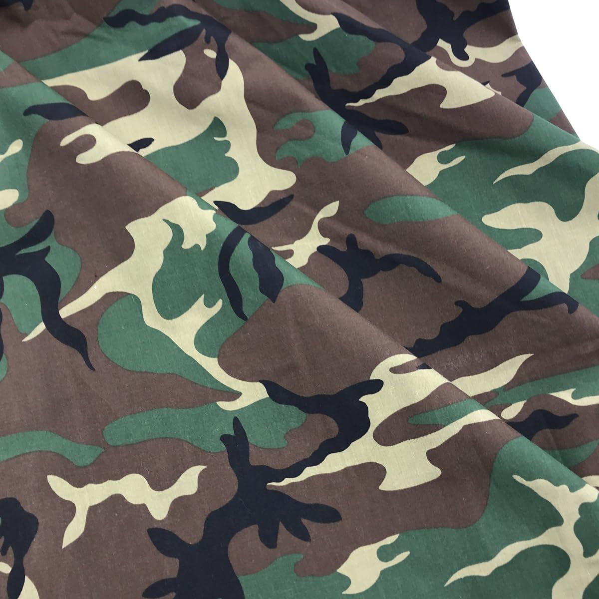 Camouflage Fabric From Green Camouflage Nylon Water Resistant Coat
