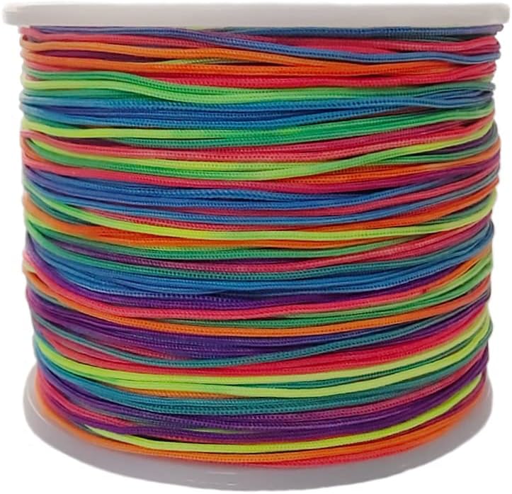 150 Yards 0.5mm Nylon Beads Cord Braided Nylon Thread String For ...
