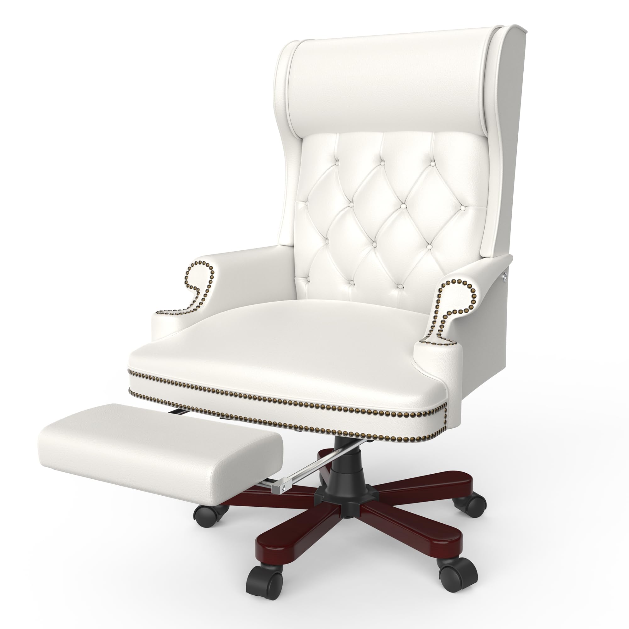 Amazon.com: Big and Tall 500lbs Executive Chair with Footrest, High ...