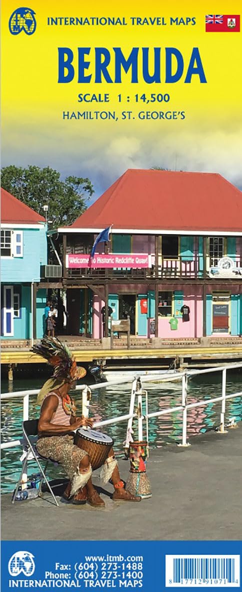 Bermuda Travel Reference Map 1:14,500: ITMB Publishing LTD ...
