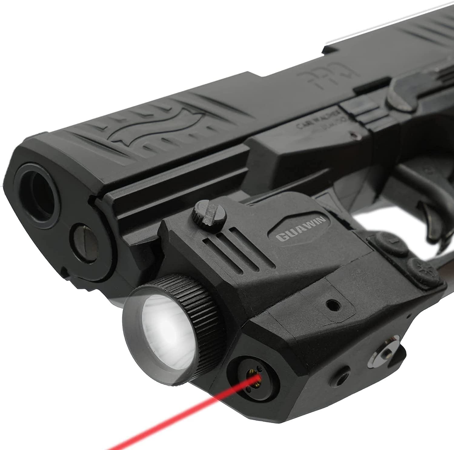 Buy GUAWIN Pistol Light with Red&Green Laser Beam for s, Rechargeable ...